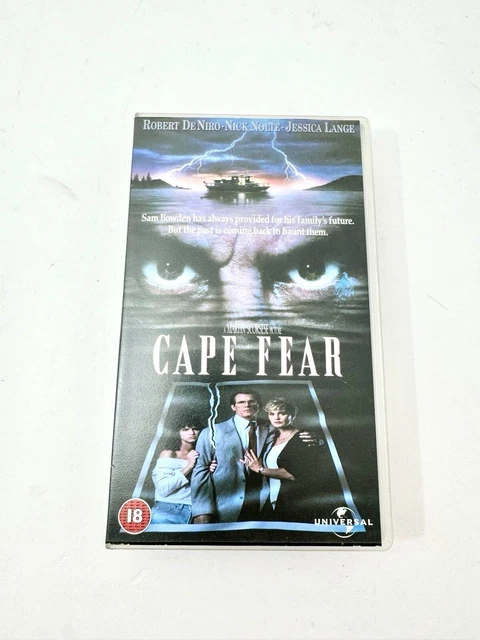 CAPE FEAR VHS Video Tape Vintage Robert De Niro £0.99 - PicClick UK