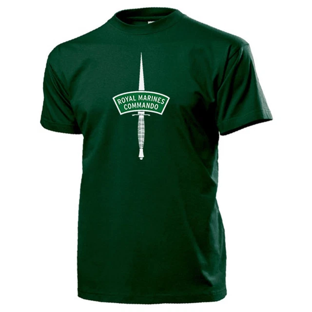 ROYAL MARINES COMMANDOS Commando Marineinfanterie Dolch Messer T Shirt ...