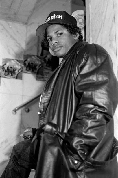 RAPPER EAZY-E APPEARS in a portrait taken on March 1, 1990 in New - Old ...