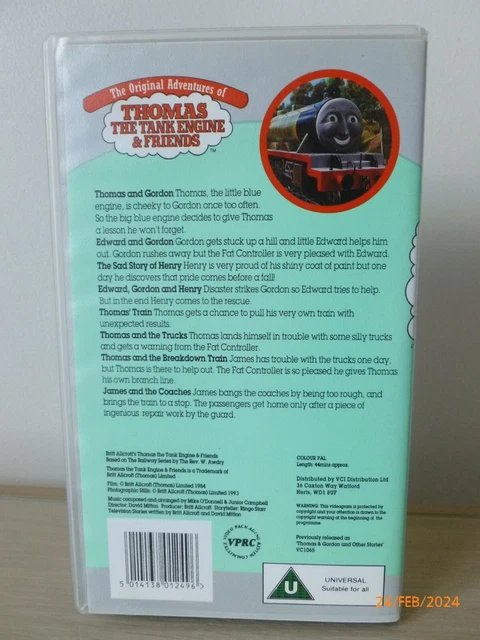 RARE THOMAS THE Tank Engine VHS Video Thomas & The Trucks 1993 £10.00 ...