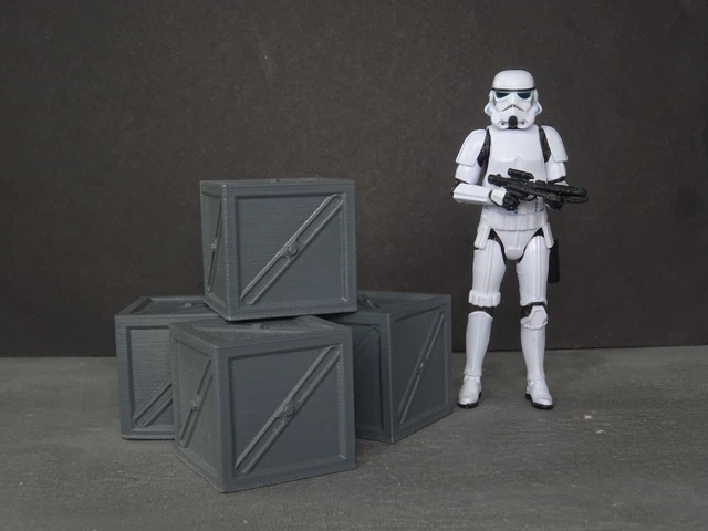 STAR WARS THE Clone Wars 3D Printed PLA Republic Crates : Accessories ...