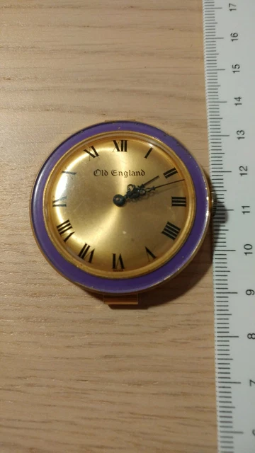 OROLOGIO VINTAGE TASCA Old England, movimento BF 866 forse guasto ...