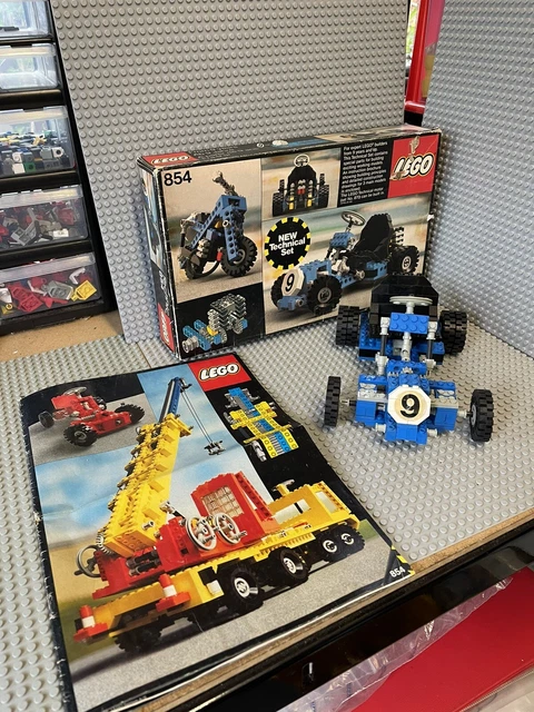 LEGO TECHNIC 854 Technic Go-Chart With Instructions & Box. 1978 EUR 46 ...