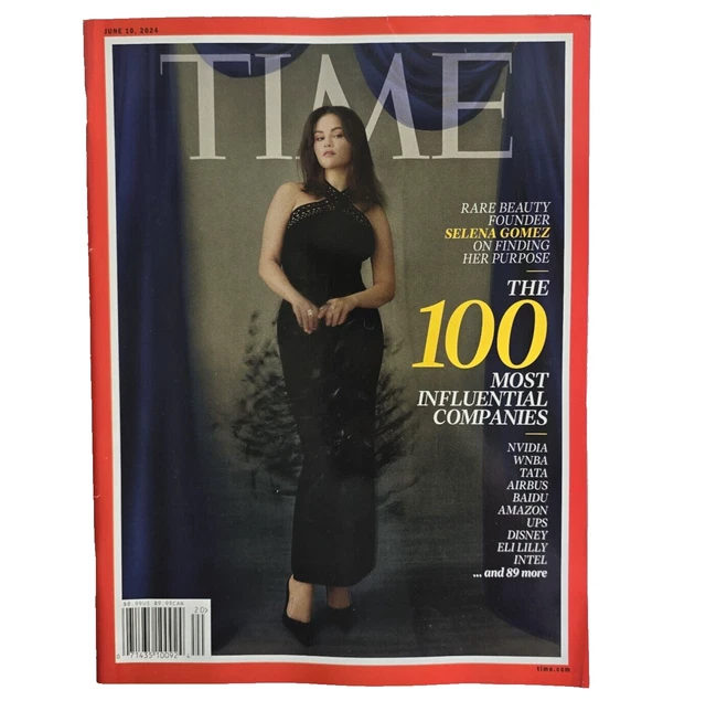 TIME MAGAZINE JUNE 10th 2024 100 Most Influential Companies Selena ...