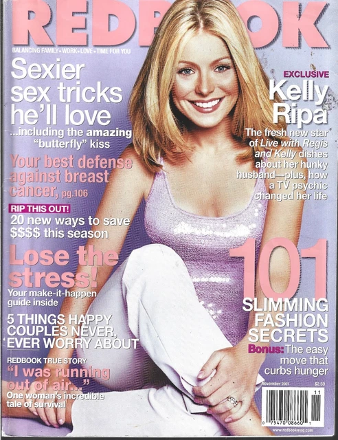 REDBOOK MAGAZINE NOVEMBER 2000 (Fr/Gd) Kelly Ripa, $3.95 Flat Rate ...