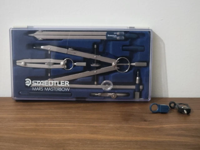 STAEDTLER MARS MASTERBOW Drawing Drafting Set Original $27.62 - PicClick CA
