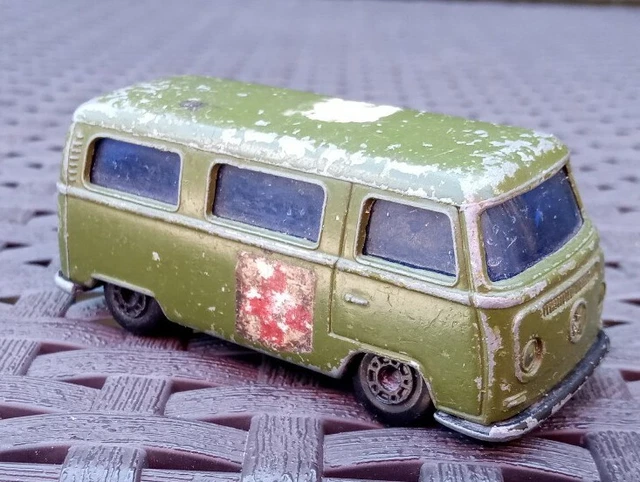 RARE MATCHBOX VOLKSWAGEN Dormobile Army Van T2 Bay window £13.00 ...