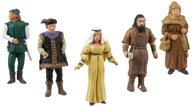 SCENEARAMA SCENE SETTERS(R) Figurines, Castle Dwellers 5/Pkg ...