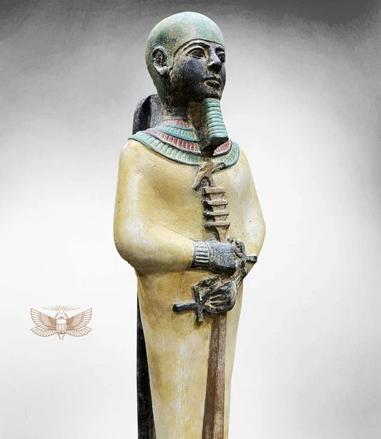 LARGE EGYPTIAN GOD Ptah statue, God Ptah. patron of craftsmen and ...