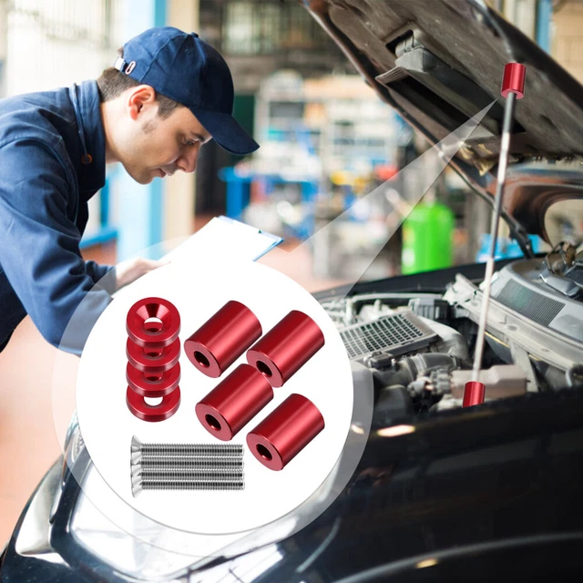 REPLACEMENT PARTS HOOD Riser Engine Ventilation Spacer Car Bonnet Bolt ...