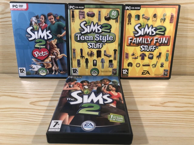 THE SIMS 2 Original Base Game PC + 3 Expansion Packs with Manuals ...