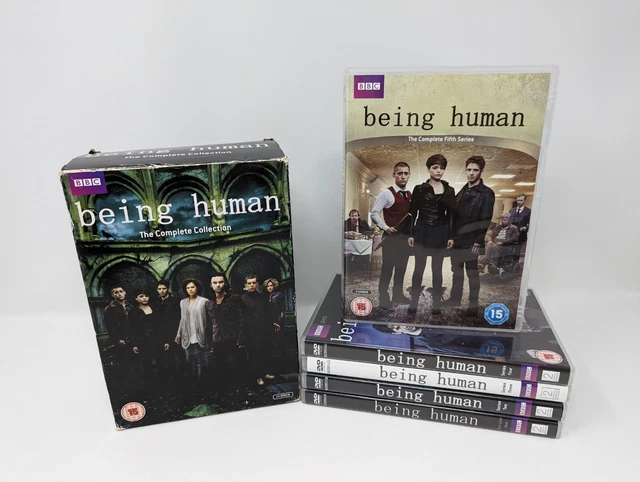 BEING HUMAN COMPLETE Series 1-5 Box Set DVD 14 Disc - UK Region 2 EUR ...