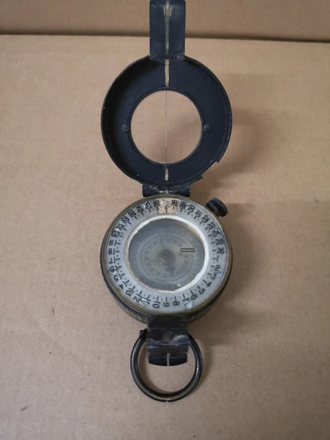 WW2 MILITARY 1940 British Army MK III Field Compass TG Co. Ltd Vintage ...