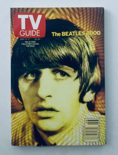 TV GUIDE MAGAZINE November 11 2000 Ringo Starr Hartford-New Haven Ed ...