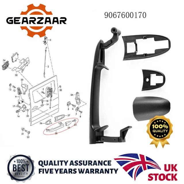 MERCEDES SPRINTER REAR side panel door check magnet New W906 2006 ...