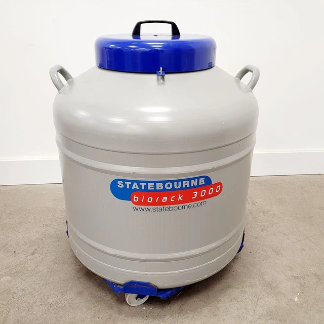 STATBOURNE BIORACK 3000 Liquid Nitrogen Sample Storage Dewar Lab £775. ...