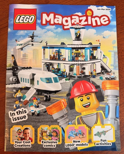 LEGO MAGAZINES 2 issues - JAN / MAR 2026 and NOV/DEC 2025 -Posters Fun ...