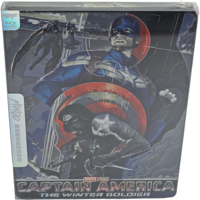 CAPTAIN AMERICA: THE Winter Soldier 4K Ultra HD + Blu-Ray Steelbook ...