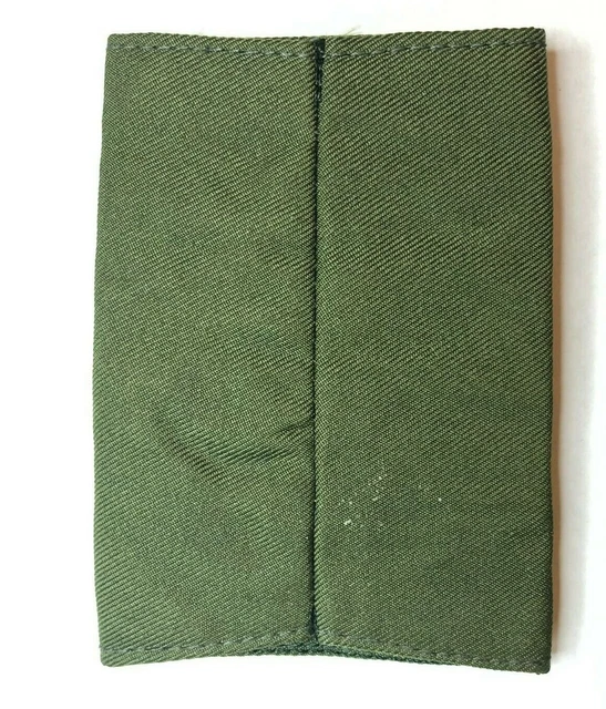 BRITISH ARMY OFFICERS Major Rank Slide 1980's Olive cloth Black Thread ...
