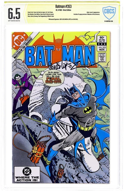 BATMAN #353 CBCS 6.5 Témoin Sig Garcia-Lopez 1982 24-06BFB03-036 EUR ...