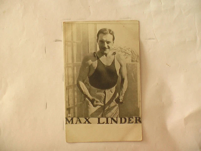 MOVIE SCENE WITH Max Linder=Vintage film star German PC#153 £9.42 ...
