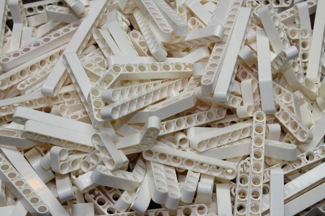 LEGO TECHNIC COMPATIBLE White Liftarms MOC Builders Pack $19.00 ...