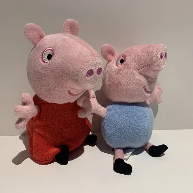 PEPPA PIG 7 inch Peppa And George 2003 Interactive Electronic Plush W ...