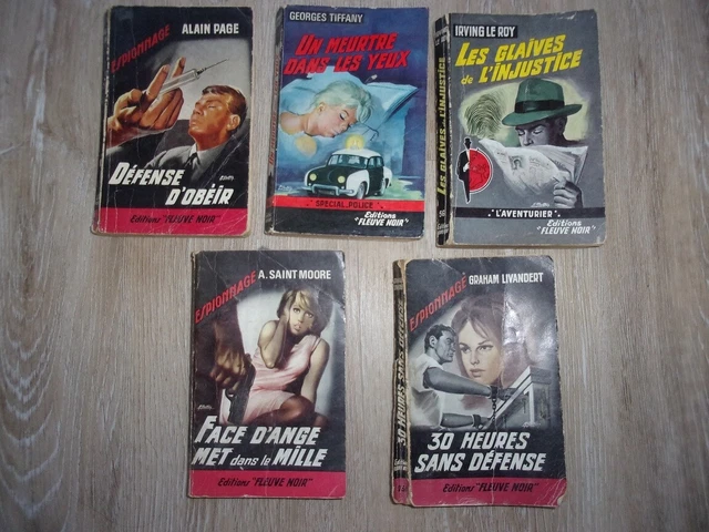 LIVRES ANCIENS FLEUVE noir espionnage EUR 5,00 - PicClick FR