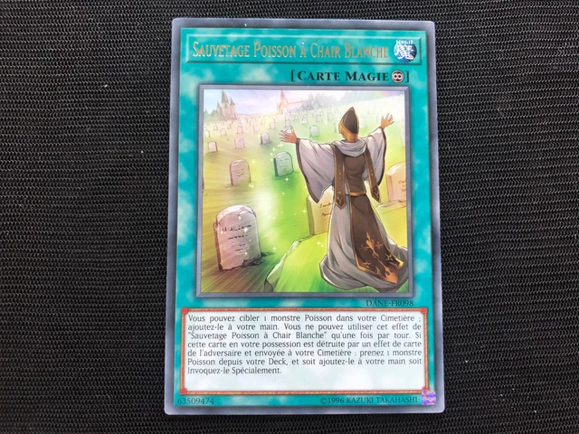 CARTE YU GI OH SAUVETAGE POISSON A CHAIR BLANCHE DANE-FR098 EUR 1,20 ...