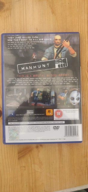 MANHUNT PS2 INLAY (High Quality) No Game/Case £5.99 - PicClick UK