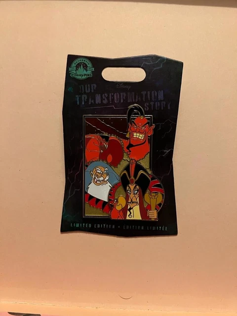 DISNEY VILLAINS OUR transformation story Jafar pin limited edition 2750 ...