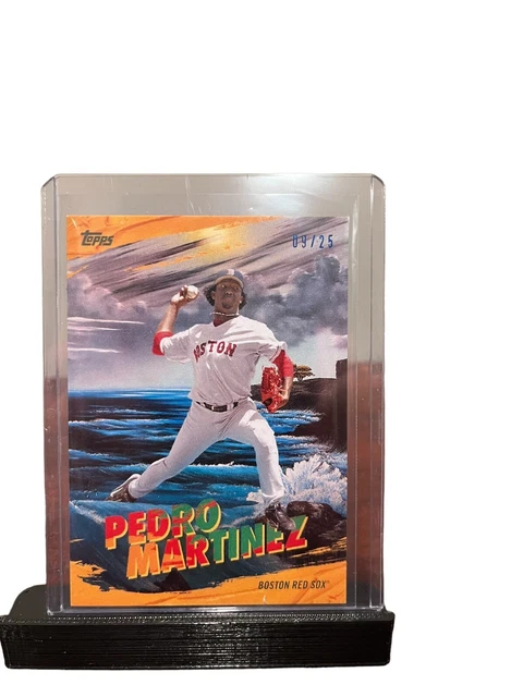 2023 TOPPS X Bob Ross La gioia del baseball Pedro Martinez angoli ...