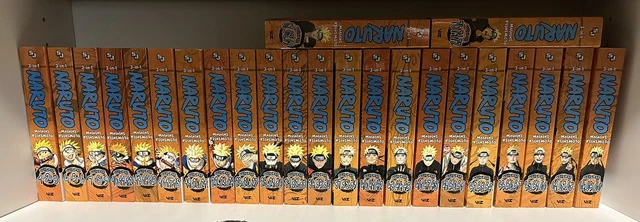 NARUTO 3-IN-1 MANGA Edition Omnibus Vol 1-24 English BRAND NEW Complete ...