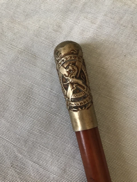 WW1 LONDON SCOTTISH Regiment Swagger Stick £57.01 - PicClick UK