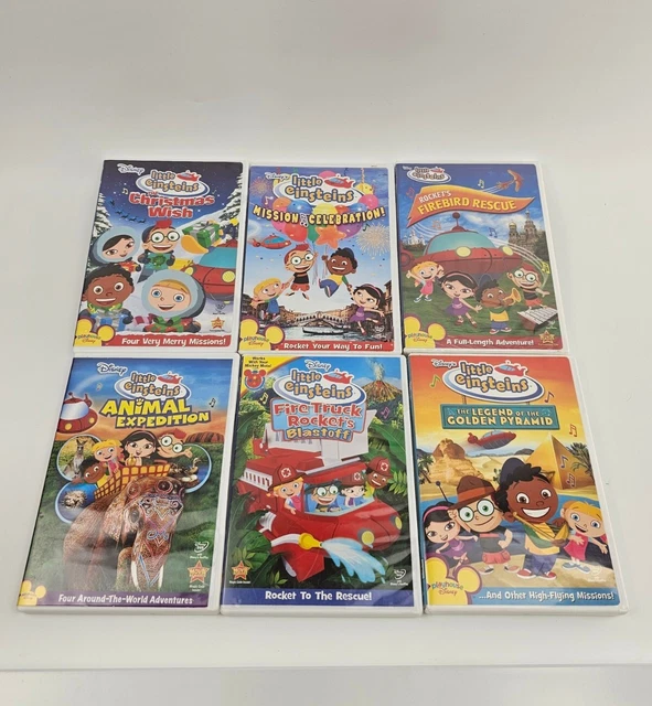 LITTLE EINSTEINS CHILDRENS Educational DVD Lot Of 6 Pyramid Firebird ...
