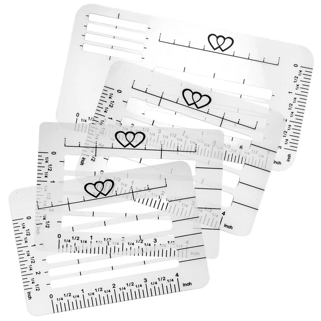 4 PCS ENVELOPE Address Guide Addressing Guides for Line Stencil ...