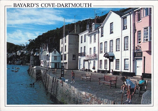 POSTCARD BAYARDS COVEDARTMOUTH EE CUSTOMS AND EXCISE Water Building Sky ...