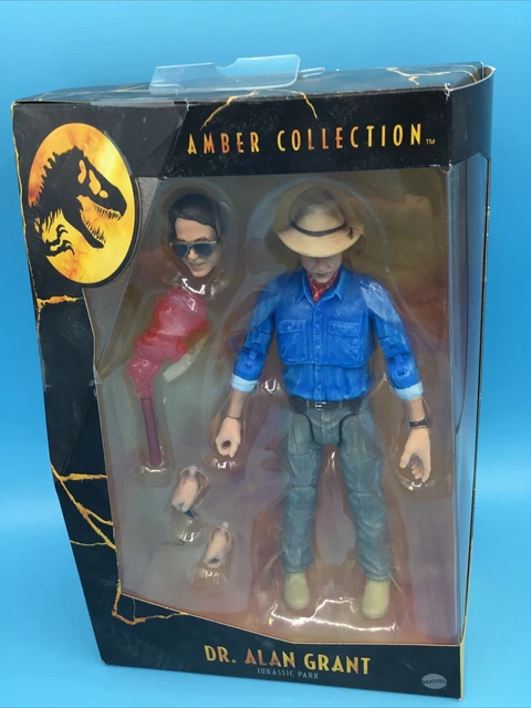 FIGURINE ARTICULÉE JURASSIC World Park Amber Collection Dr. Alan Grant ...