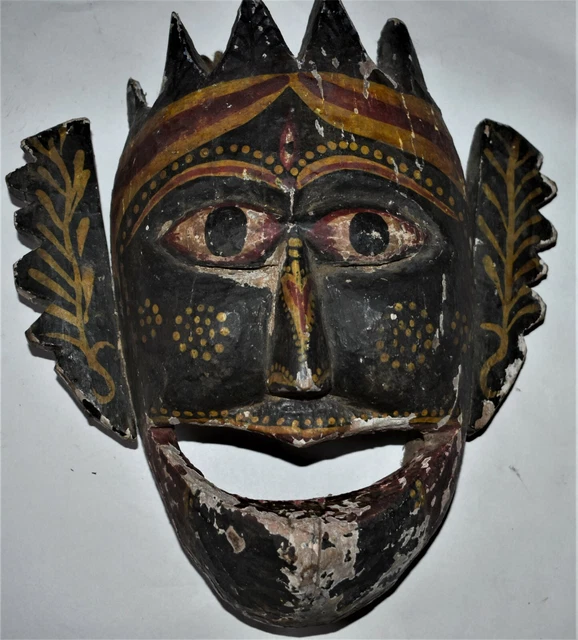 MASQUE CHAMAN TERAI Orig 749 $ Népal/Tibet, 15" Preuve EUR 214,56 ...
