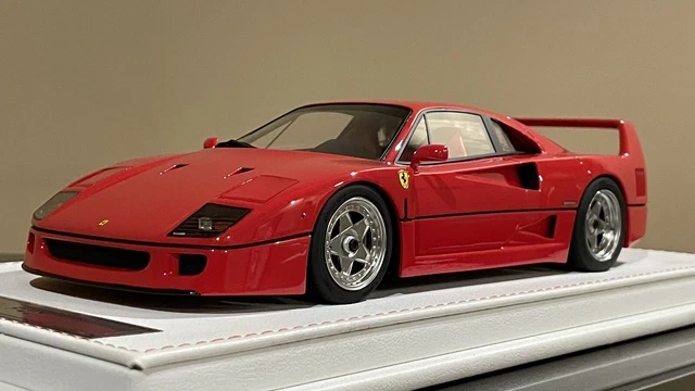 GL MODEL 1/18 Ferrari F40 - Rosso Corsa (Red Race) Limited Edition Of ...