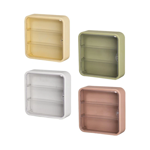 CLEAR ACRYLIC DISPLAY Case Wall Mount Figure Display Cabinet Wall ...