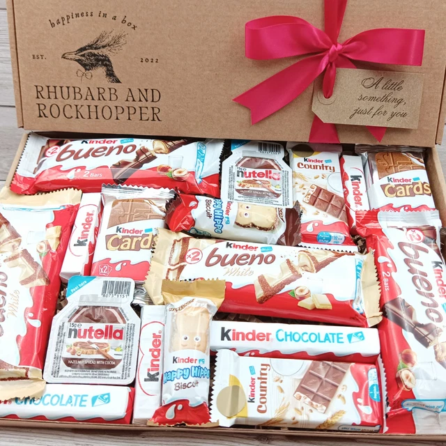 KINDER BUENO CHOCOLATE Gift Box | Personalised Hamper | Birthday ...