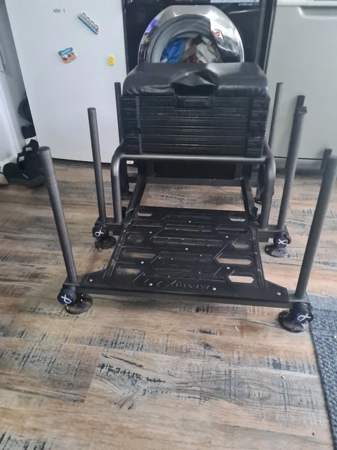 MATRIX FISHING SEAT Box Stabilising Legs System Strap Padded Seat Draws ...
