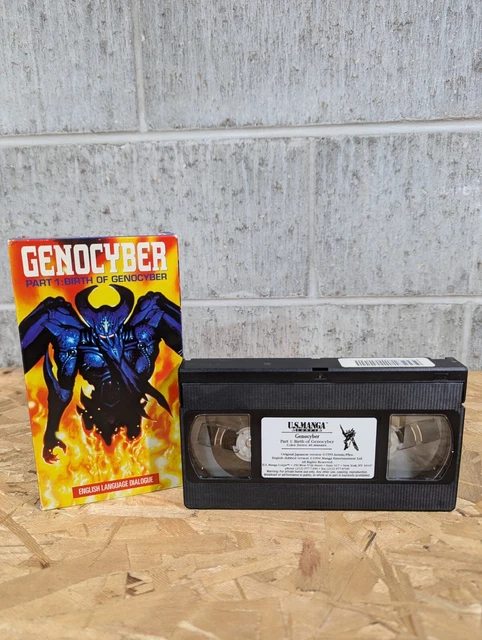 GENOCYBER PART 1 VHS Vintage Anime Dubbed English 1996 US Manga Corps ...