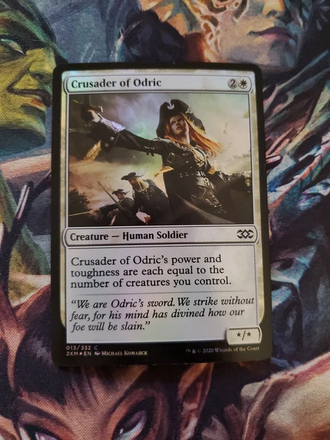 MTG DOUBLE MASTERS CRUSADER OF ODRIC 013/332 feuille commune m/nm EUR 1 ...