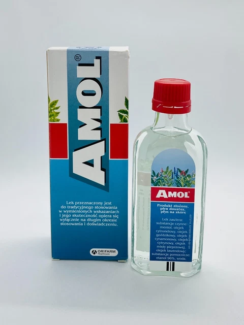 AMOL-LIQUIDO 100ML - soluzione di oli essenziali - Orifarm Healthcare ...