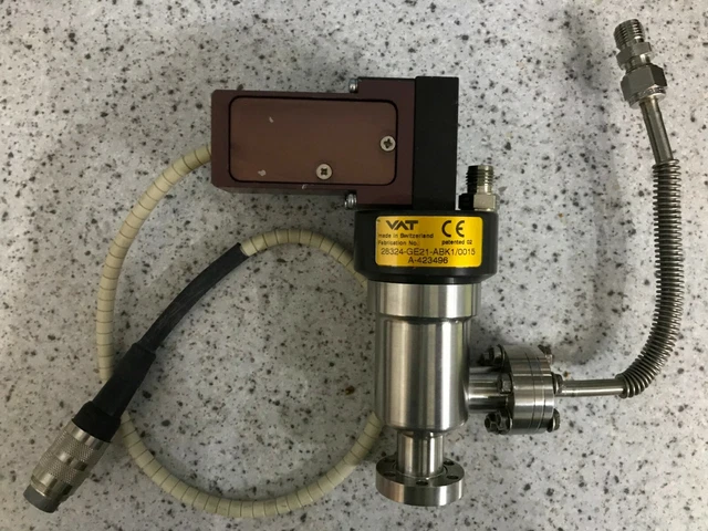 VAT VAKUUM ECKVENTIL 28324-GE21-ABK1/0015 Vacuum Angle Valve ... EUR 49 ...
