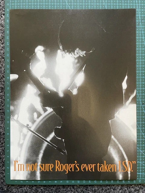 ROGER WATERS PINK Floyd A4 Poster/Magazine Clipping Dark Side Of The ...