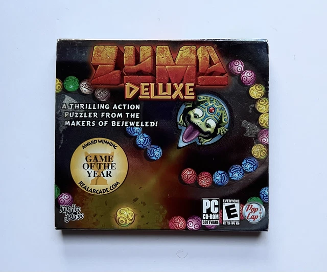 ZUMA DELUXE - PC CD-ROM - Pop Cap Games - Tested $22.99 - PicClick CA