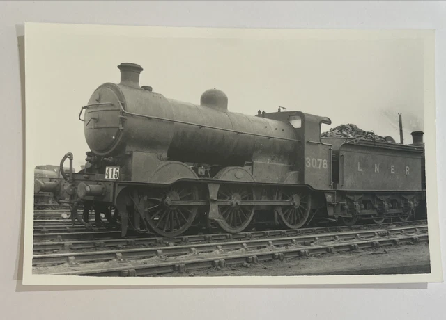 LNER RAILWAY LOCOMOTIVE Photograph - 3078 Colwick - F968 £3.50 ...